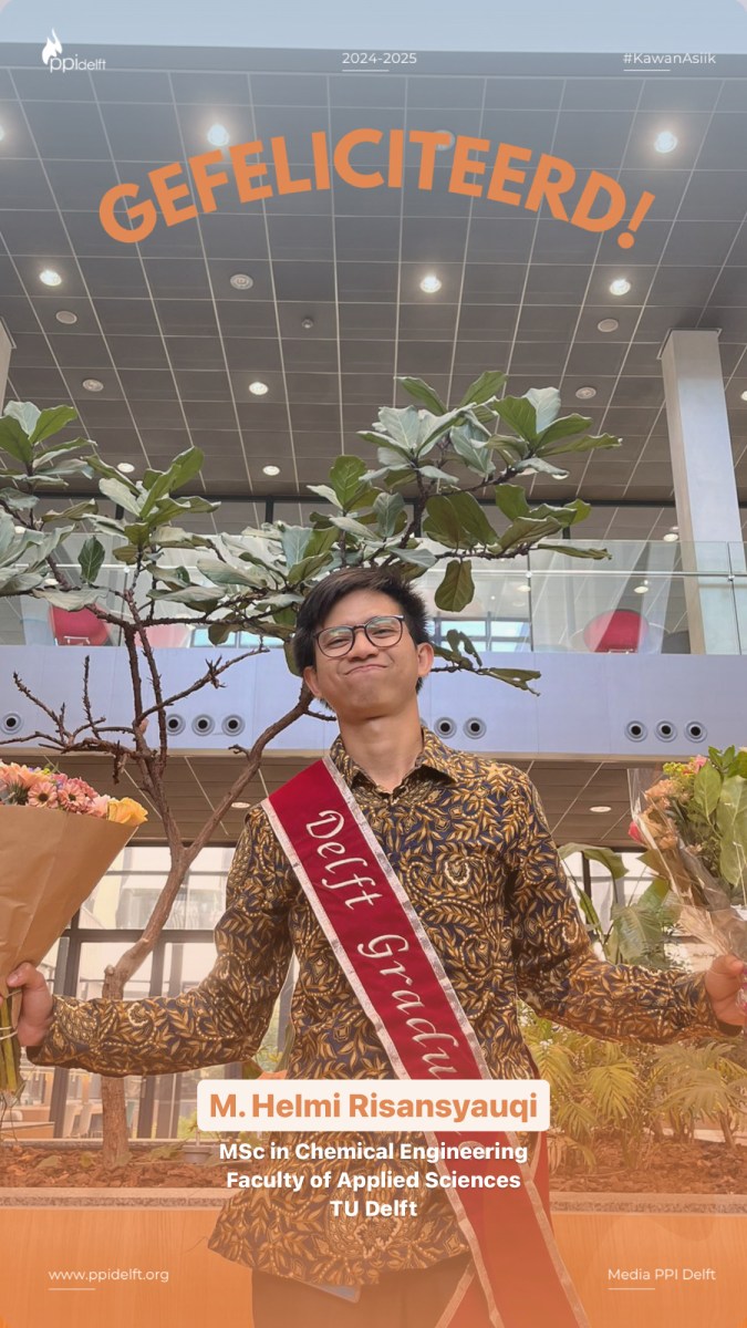 Muhammad Helmi Risansyauqi, MSc – Perhimpunan Pelajar Indonesia Delft